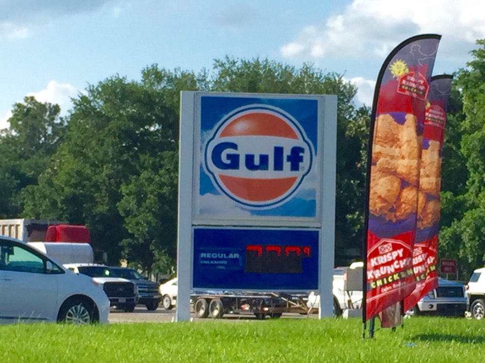 Gulf Oil Station on Thruway – Developing Lafayette