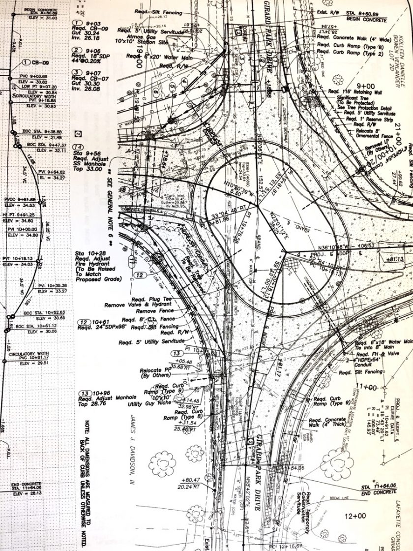 New Roundabout Construction At Girard Park Drive & Hospital Drive ...