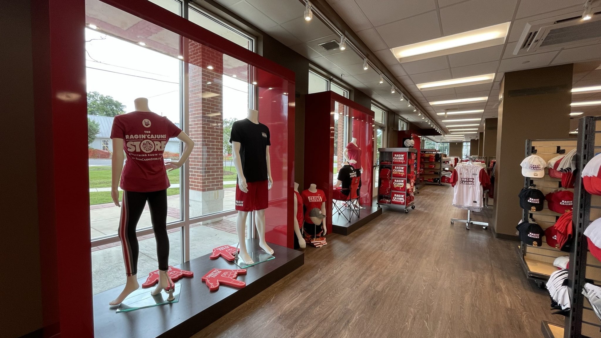 A Look Inside The New Ragin’ Cajun Red Zone Store On Johnston Street ...