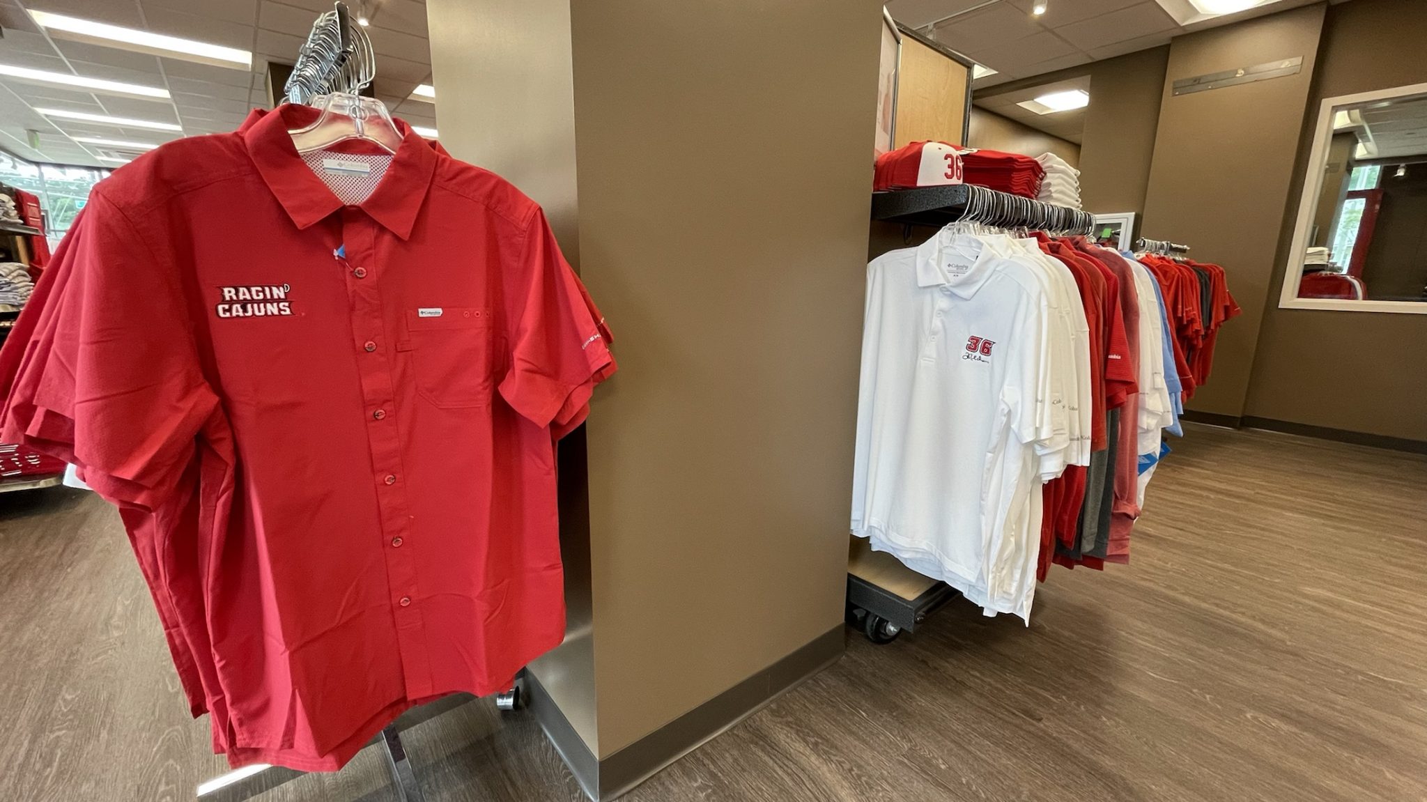 A Look Inside The New Ragin’ Cajun Red Zone Store On Johnston Street ...
