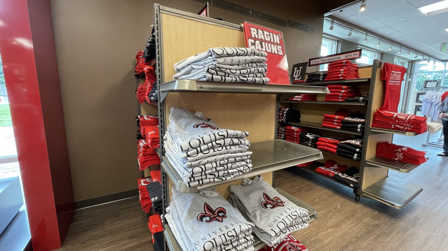 A Look Inside The New Ragin’ Cajun Red Zone Store On Johnston Street ...