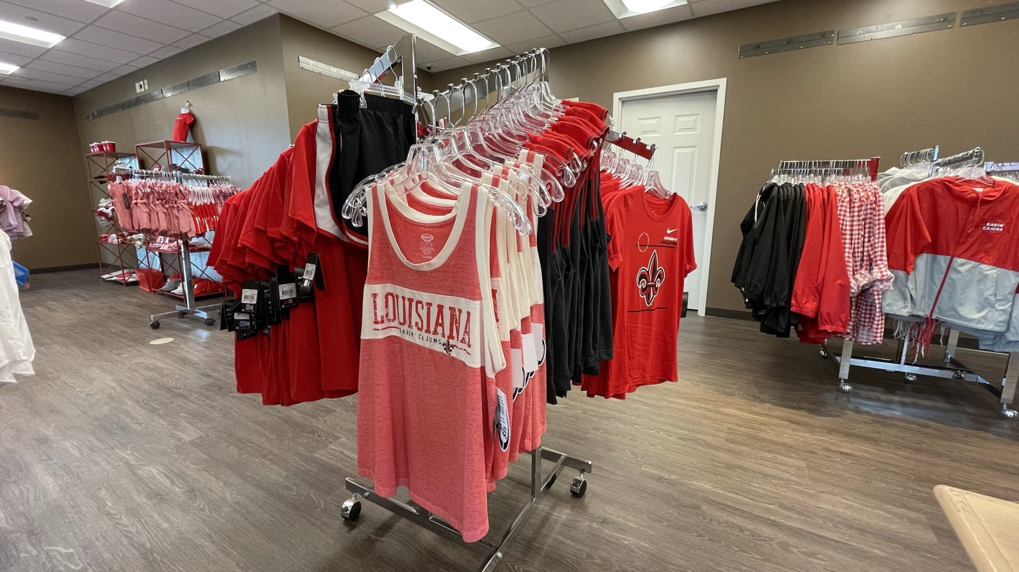 A Look Inside The New Ragin’ Cajun Red Zone Store On Johnston Street ...