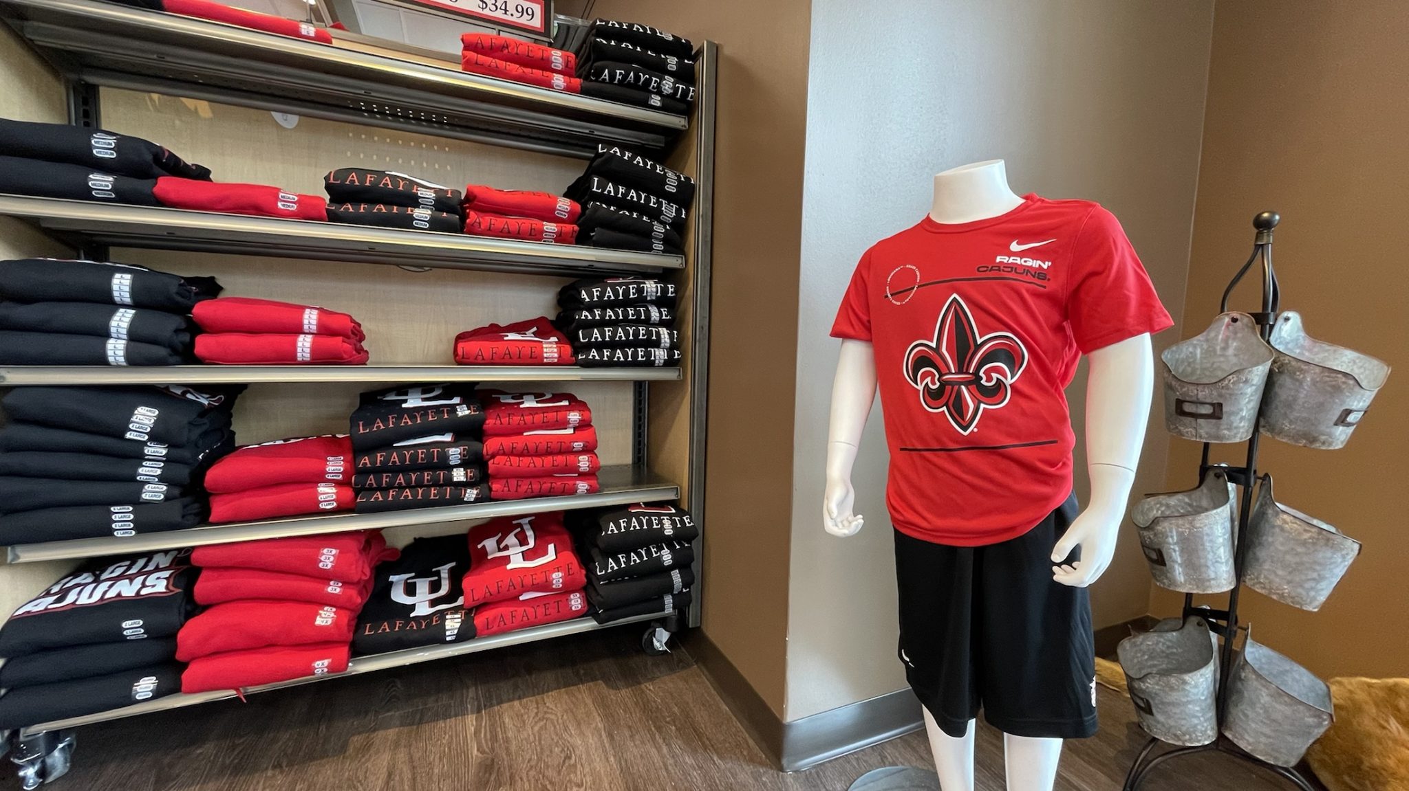 A Look Inside The New Ragin’ Cajun Red Zone Store On Johnston Street ...