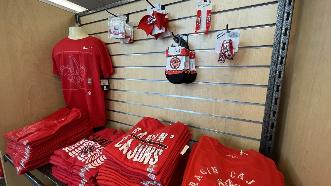 A Look Inside The New Ragin’ Cajun Red Zone Store On Johnston Street ...