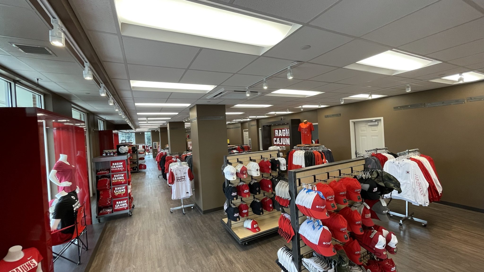 A Look Inside The New Ragin’ Cajun Red Zone Store On Johnston Street ...