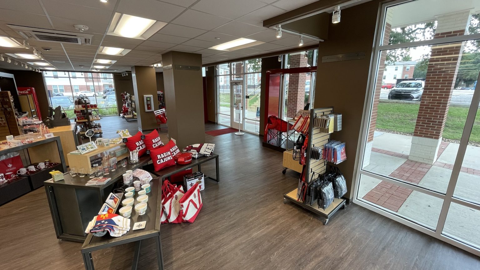 A Look Inside The New Ragin’ Cajun Red Zone Store On Johnston Street ...