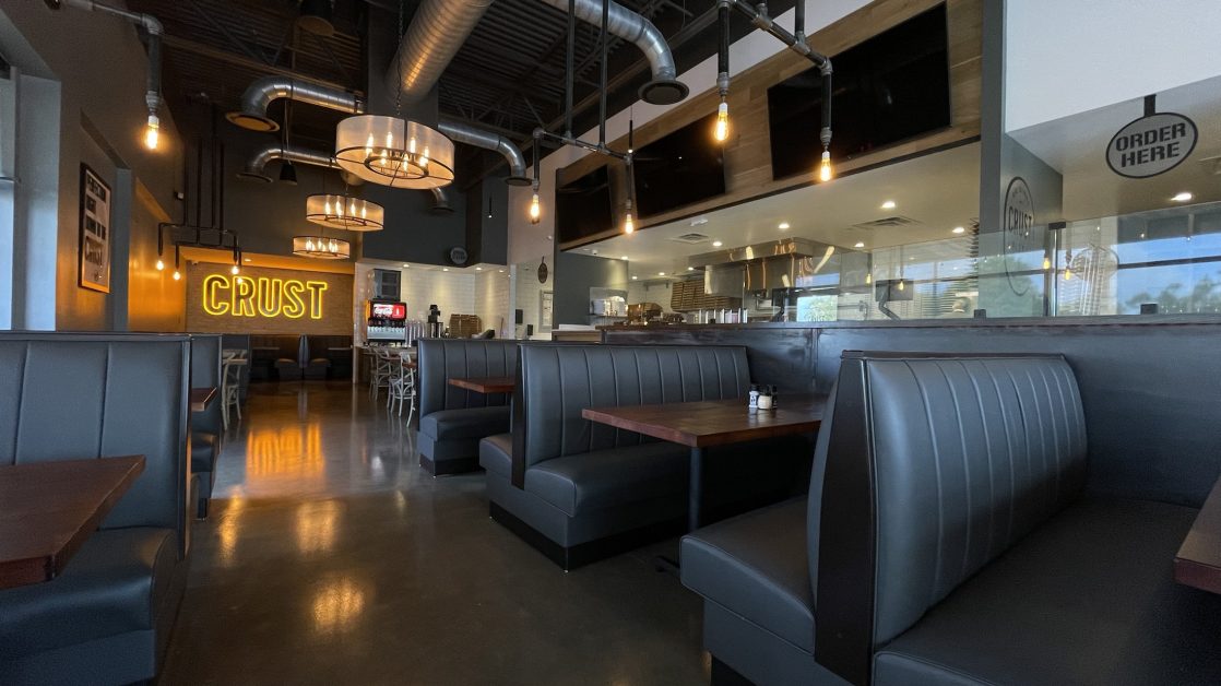 Inside Of The New Crust Pizza Co., Opening Tomorrow – Developing Lafayette