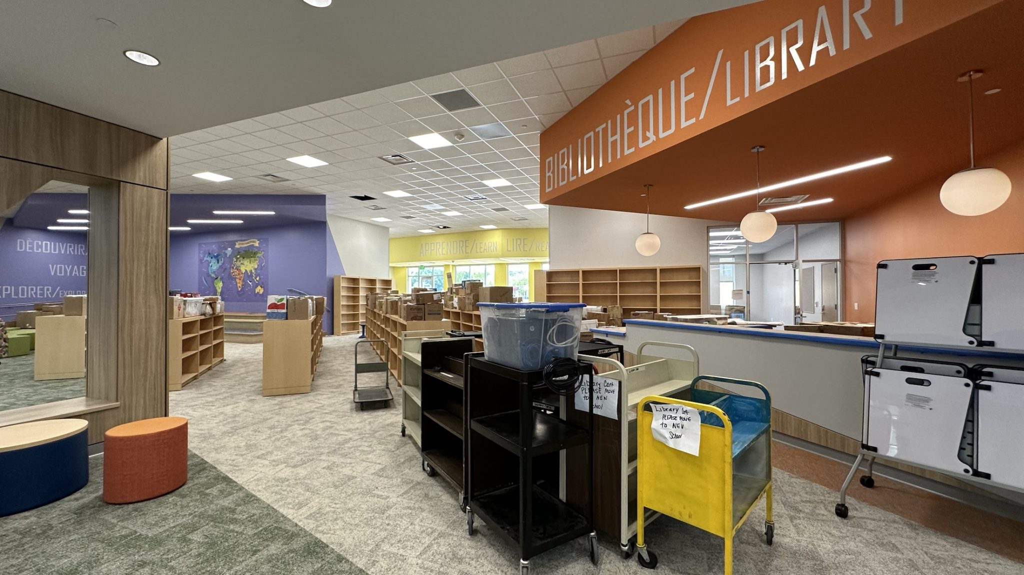 Inside of the New Prairie Elementary Campus Opening in Less Than Two ...