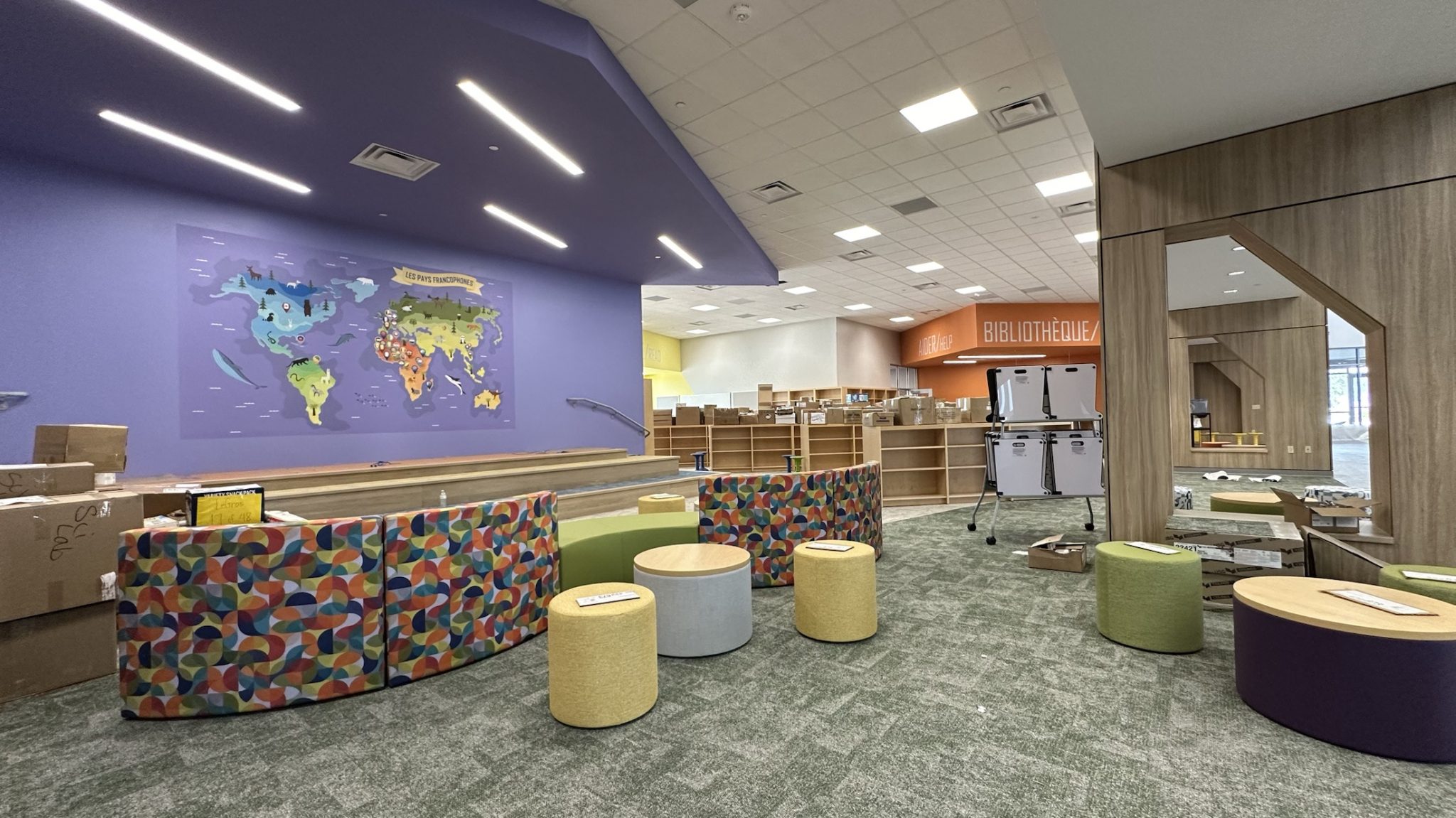 Inside of the New Prairie Elementary Campus Opening in Less Than Two ...