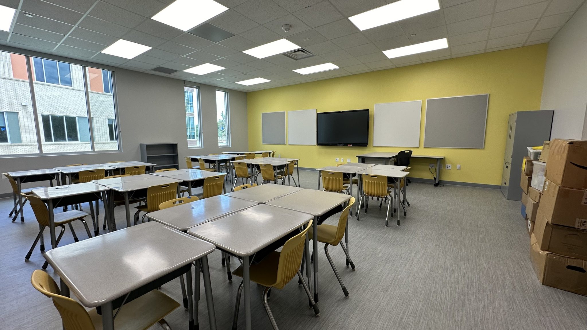 Inside of the New Prairie Elementary Campus Opening in Less Than Two ...
