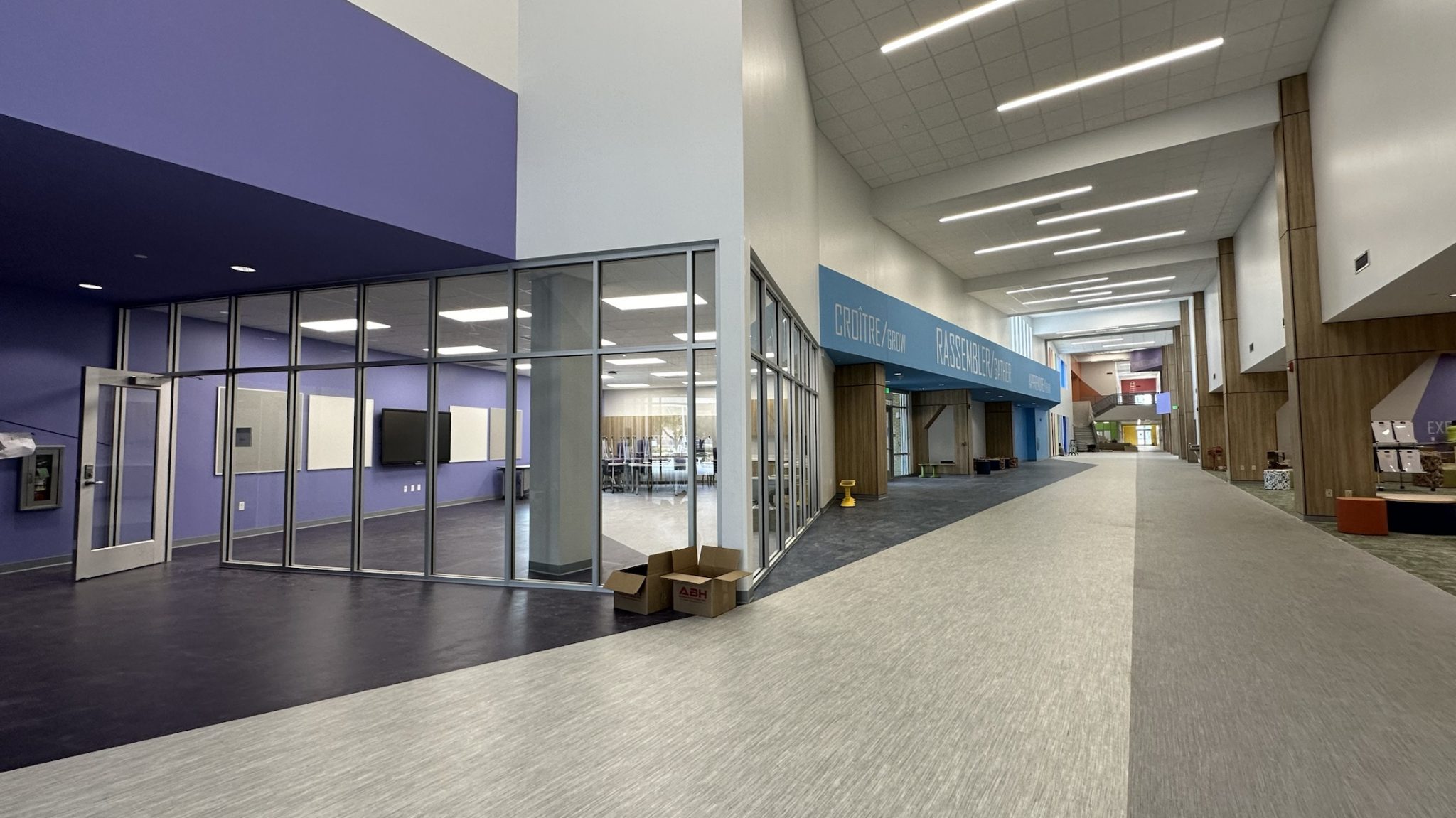 Inside of the New Prairie Elementary Campus Opening in Less Than Two ...
