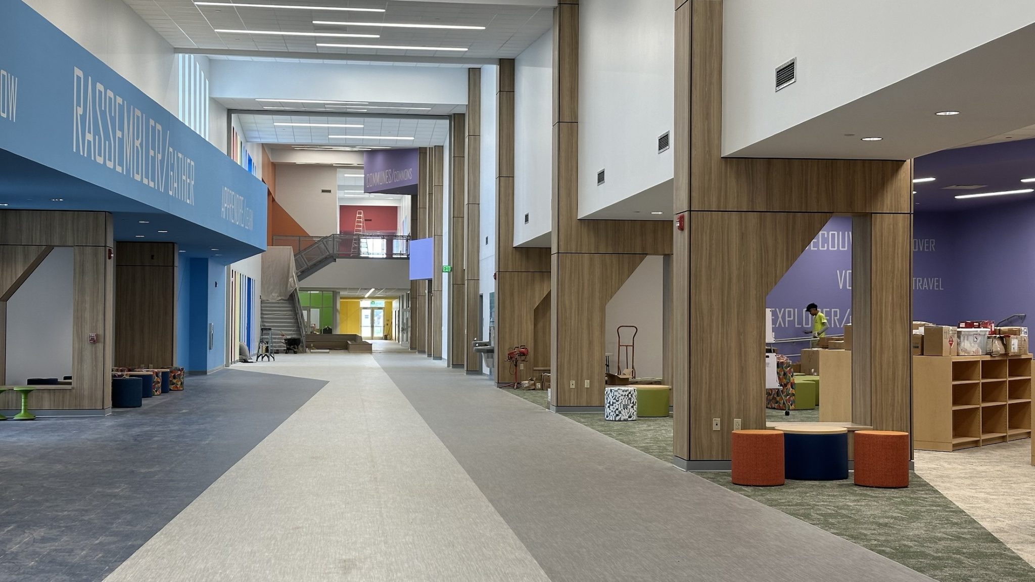 Inside of the New Prairie Elementary Campus Opening in Less Than Two ...
