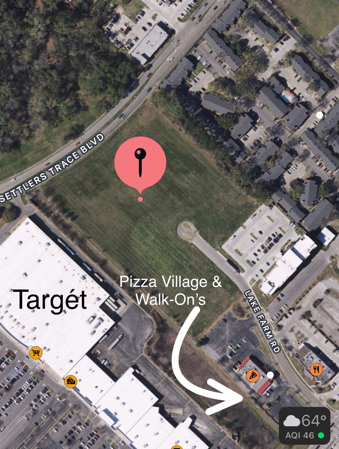 Behind Target, Lake Farm Road Extension To Settlers Trace Blvd ...