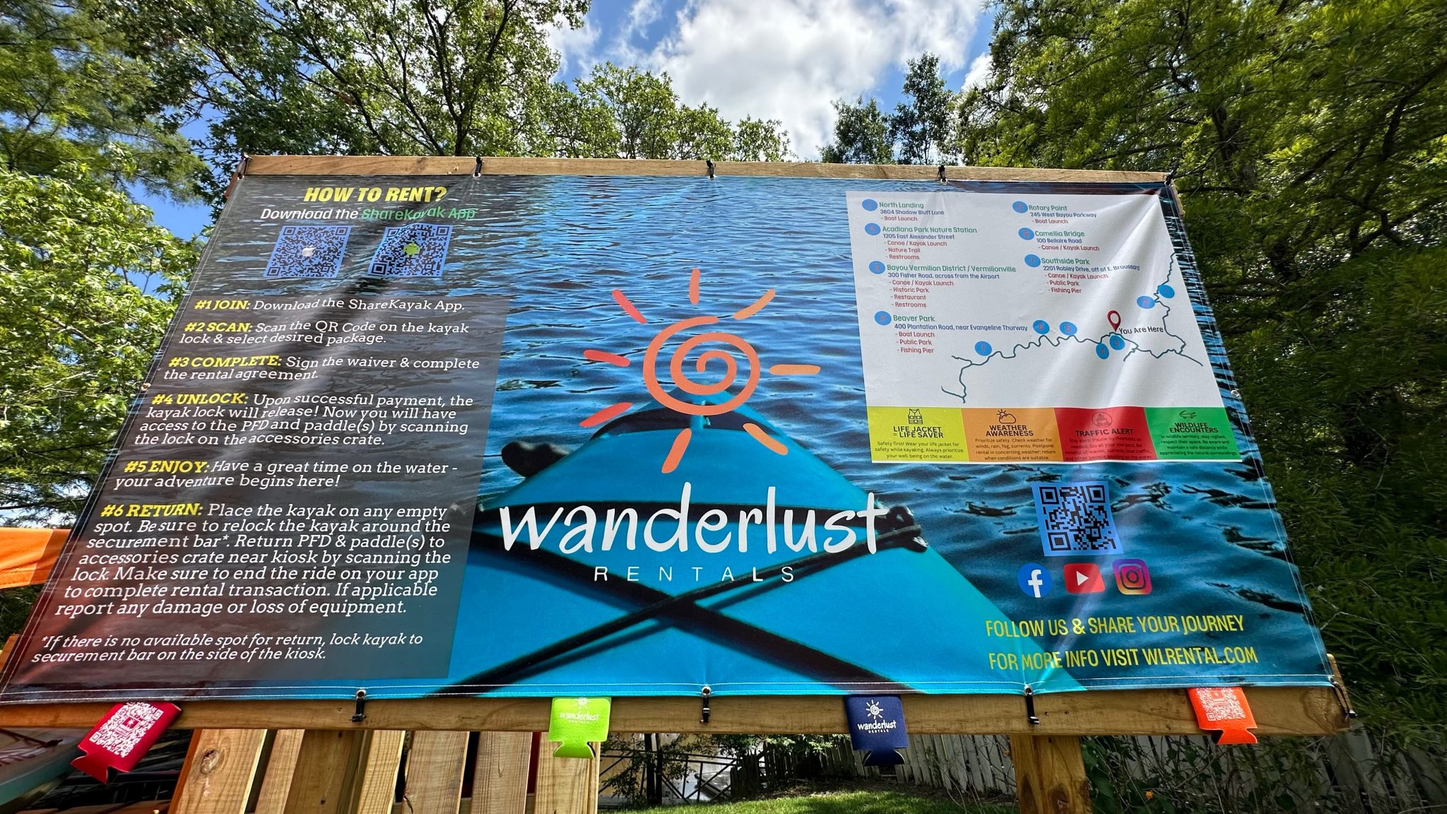 Louisiana’s First Multi-point Self-serve Kayak Rental Kiosks Now Open ...