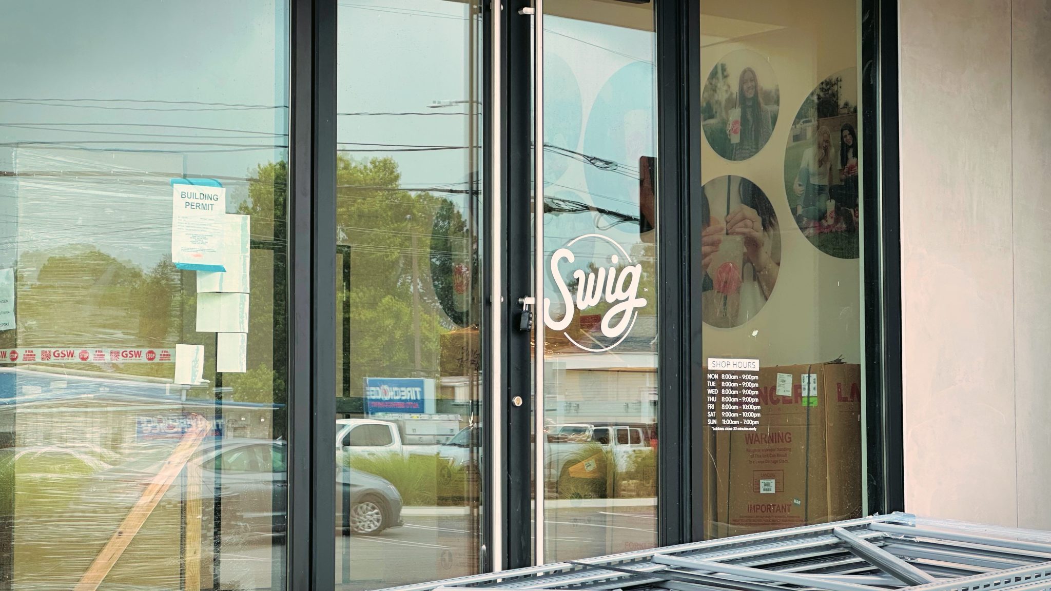 Swig of Lafayette Signage Goes Up as Construction Progresses ...