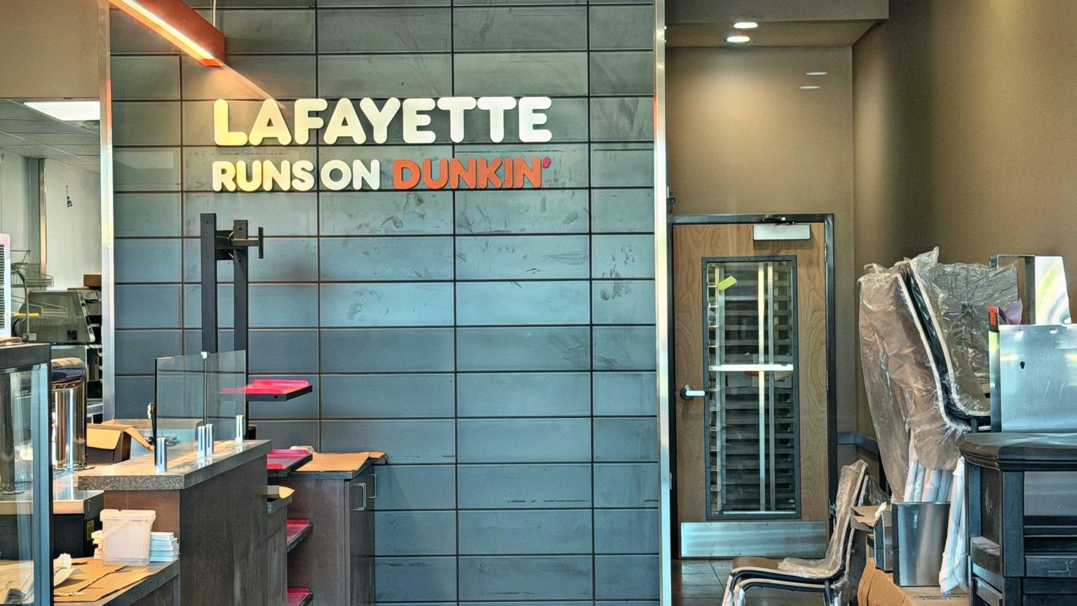 Dunkin’ Signage Up in Lafayette, LA, Opening Soon – Developing Lafayette