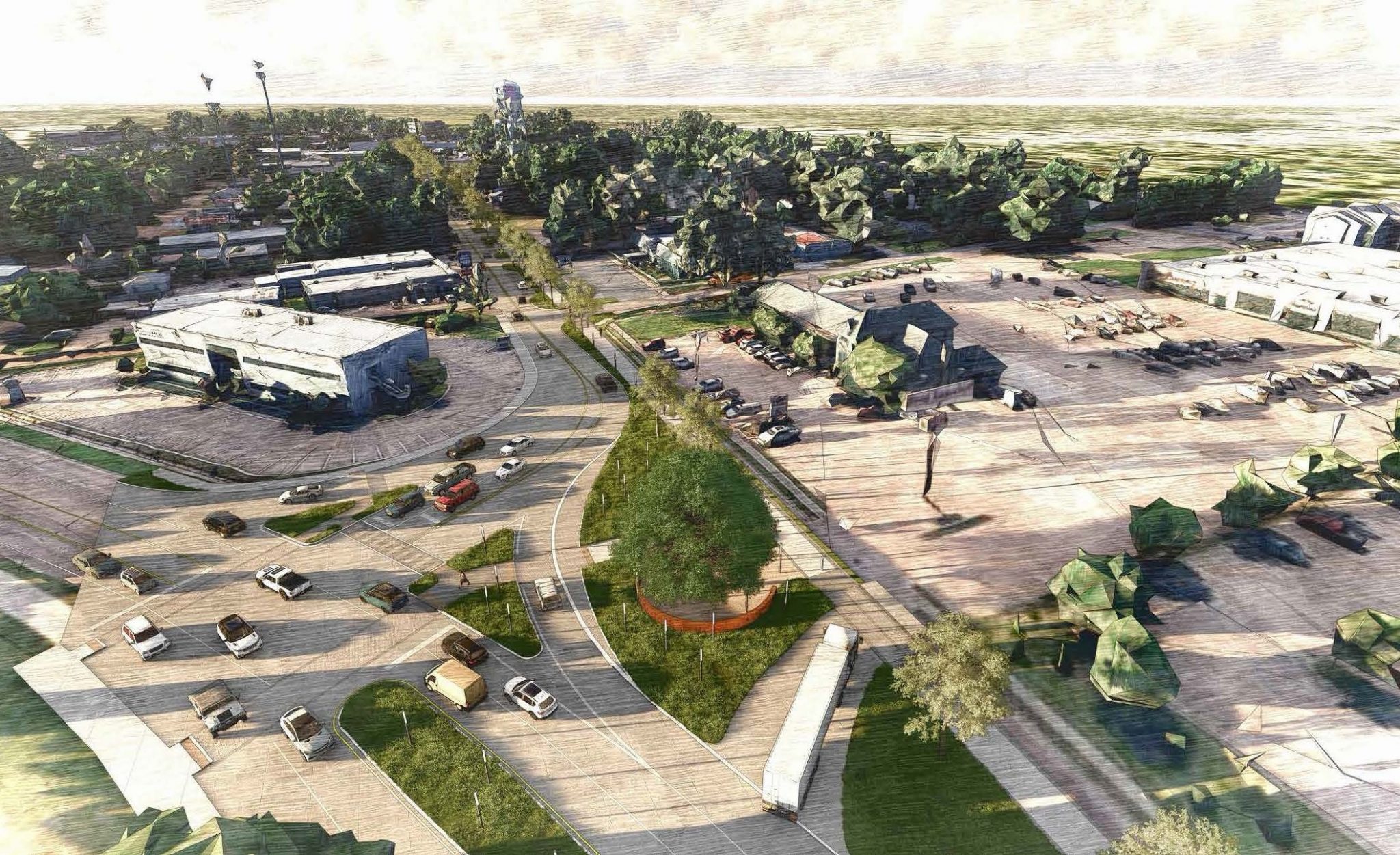 Bertrand Drive Redesign Project Unveiled in Lafayette, LA – Developing ...